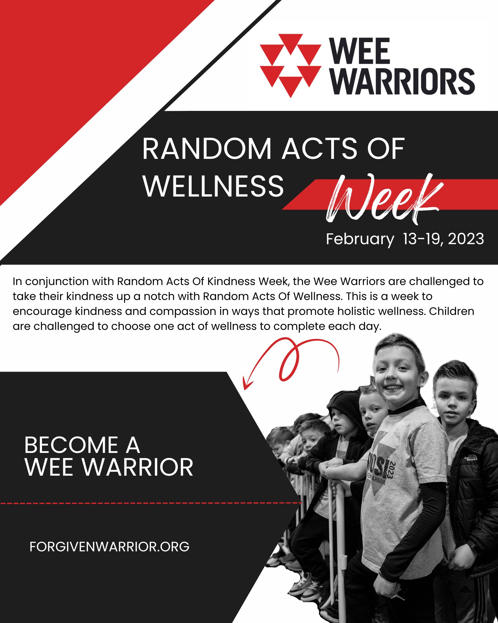 WEE WARRIORS – Forgiven Warrior